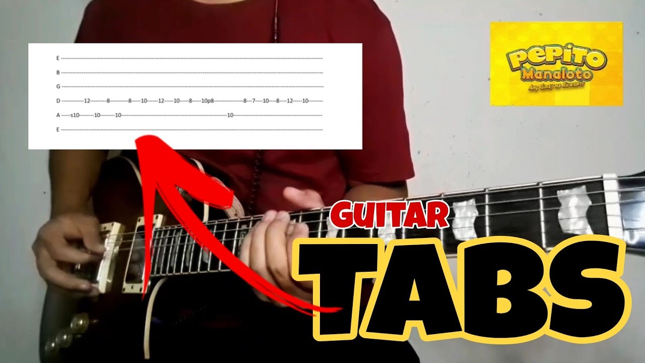 Pepito Manaloto | Guitar Instrumental cover with TABS - YouTube