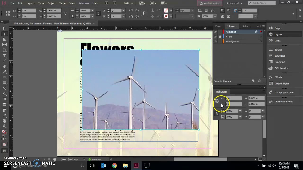 InDesign - Chapter 4 - Part 14 - YouTube