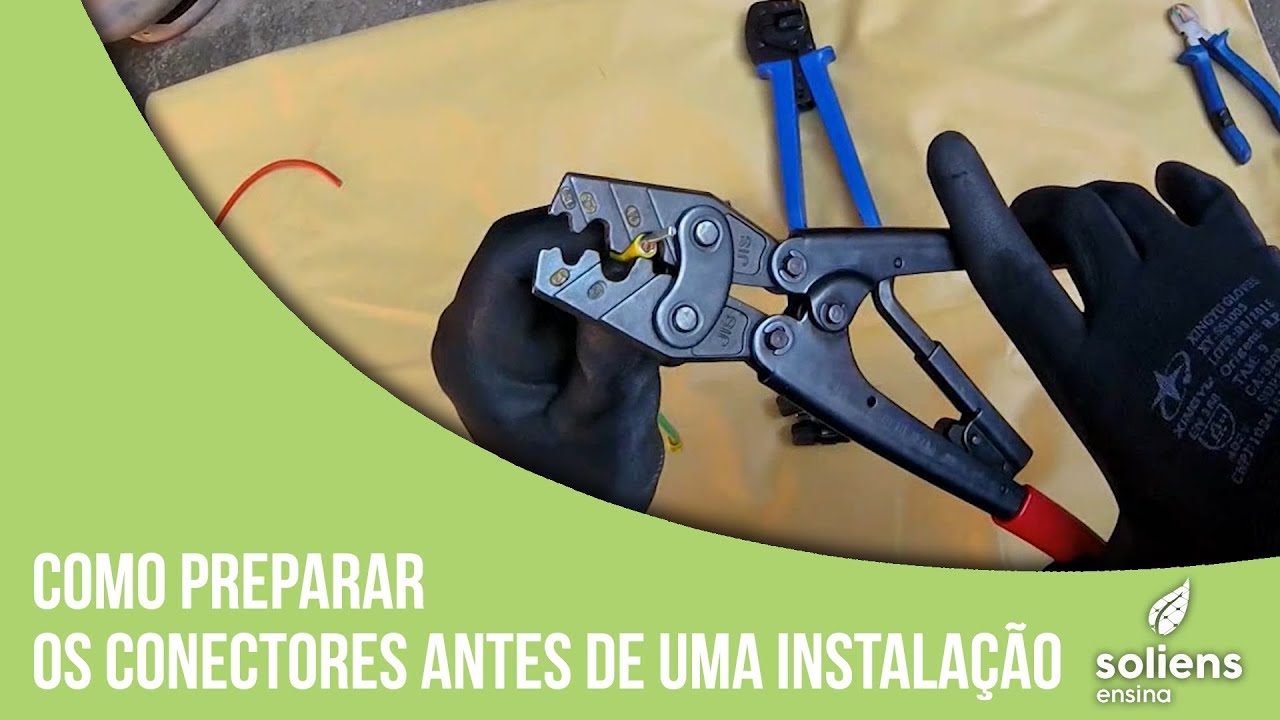 Como preparar os conectores para uma instalação - YouTube