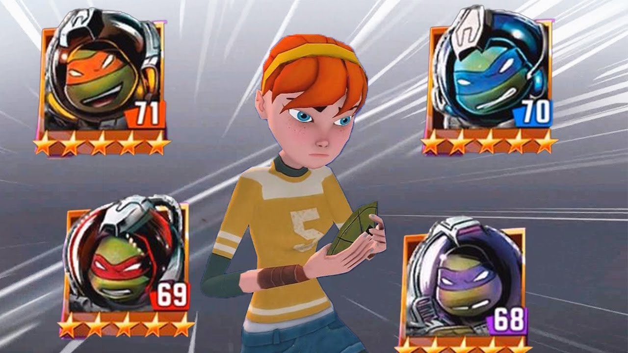 TMNT Legends PVP 900 - Turtles Space & April O'Neil - YouTube