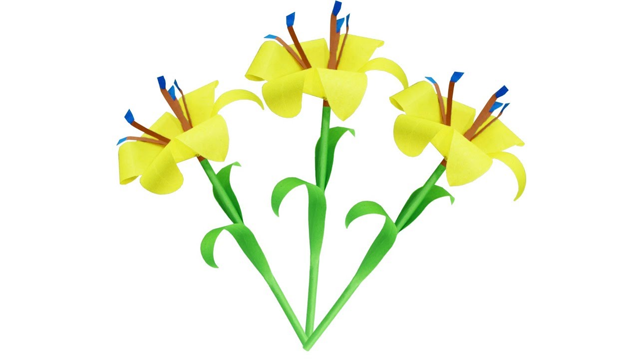 How to Make Beautiful Stick Flower|Very Easy & Attractive Stick Paper ...