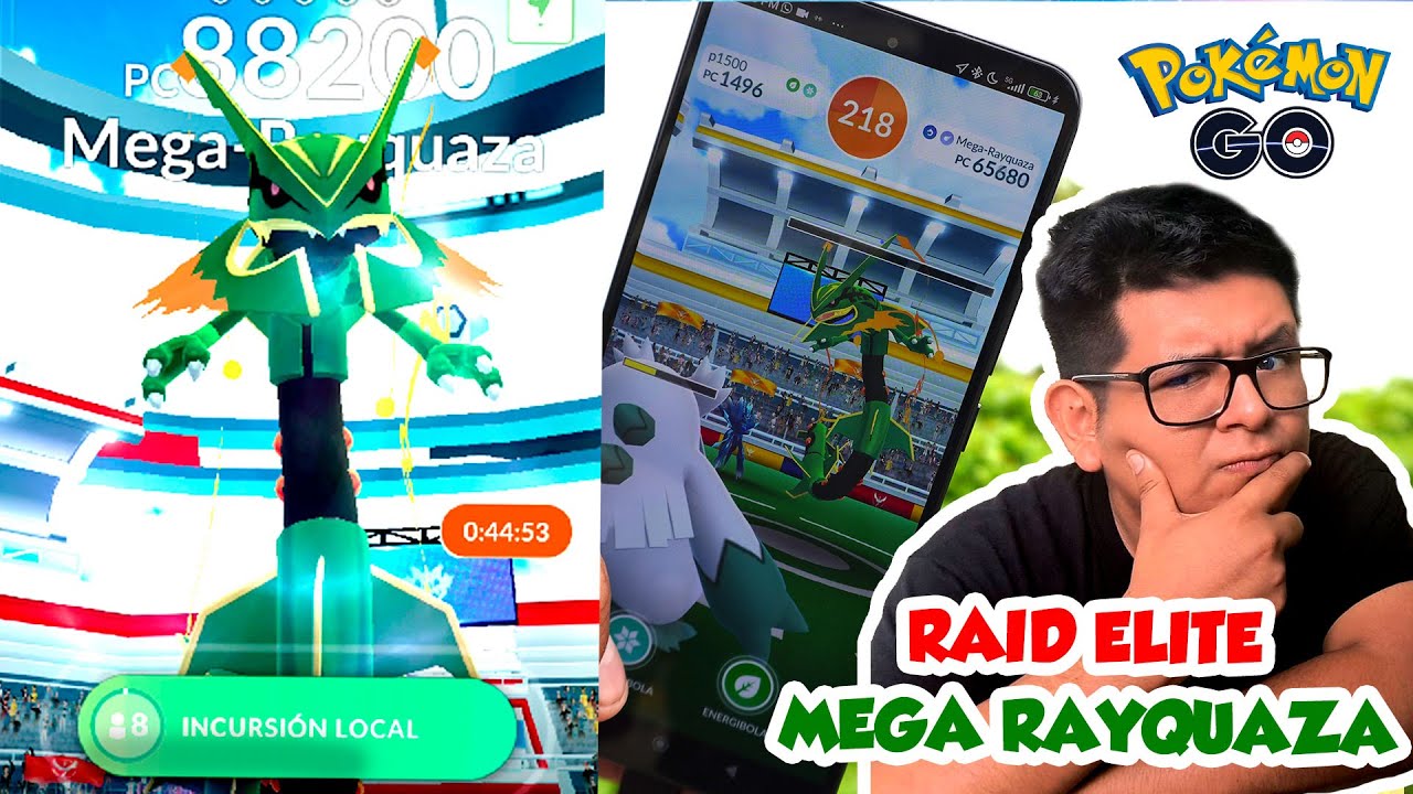 SOLO PARA VALIENTES! MEGA RAYQUAZA - RAID ELITE - POKEMON GO 2024 - YouTube