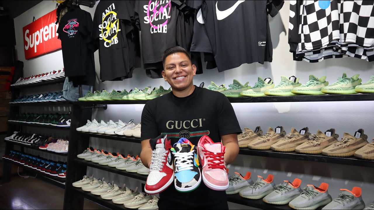 CAZANDO TENIS EXCLUSIVOS EN TIENDA HYPEBEAST!!! - YouTube