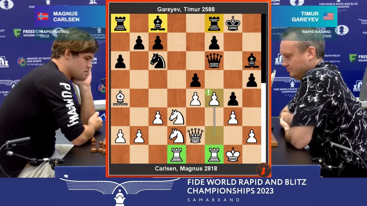 Magnus Carlsen Vs Timur Gareyef | Chess world blitz - YouTube