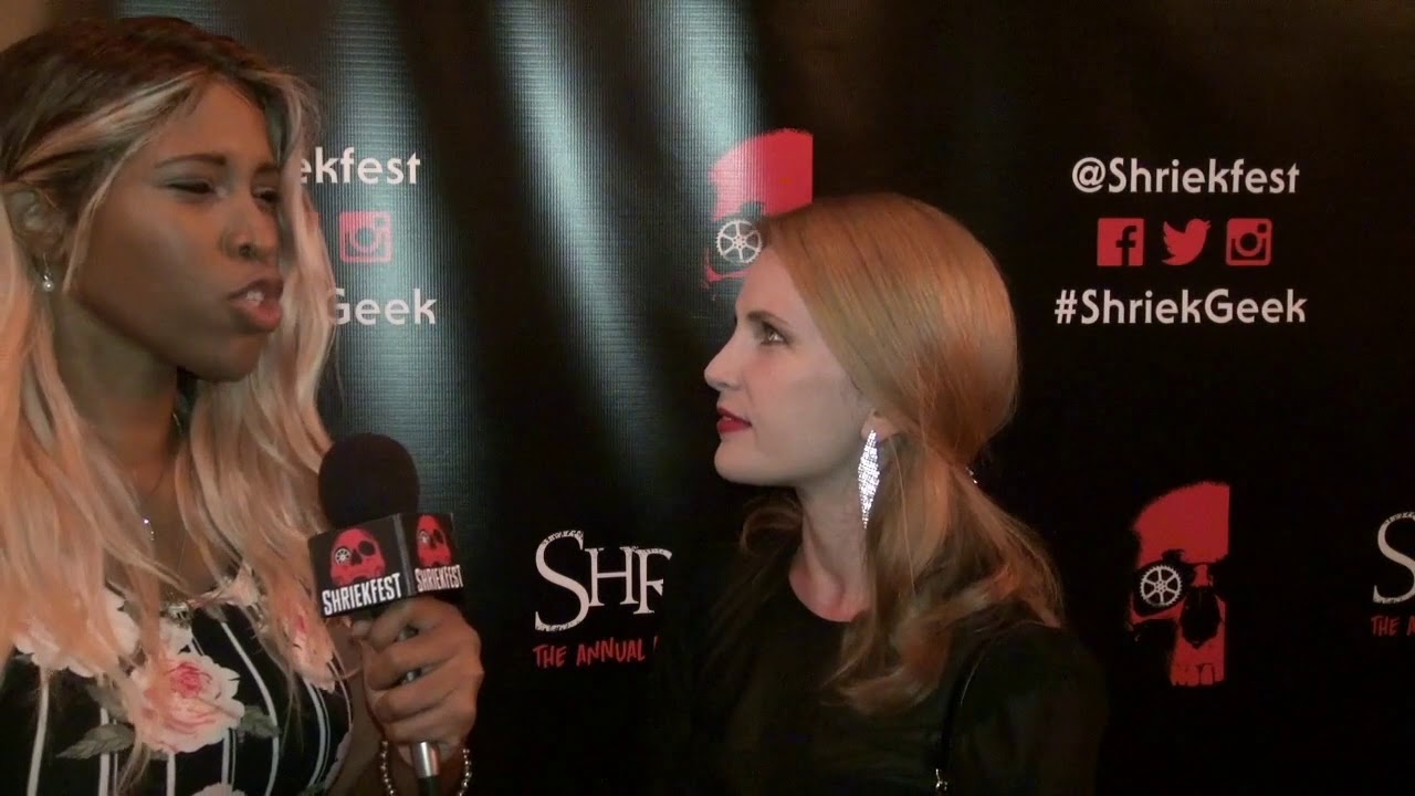 SHRIEKFEST 2018 red carpet clips | JENNIFER NICOLE STANG - YouTube