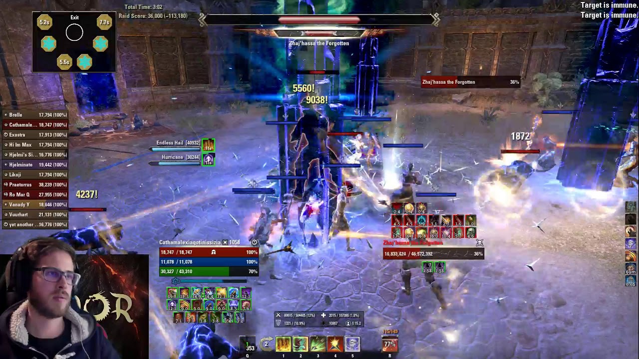 Zhaj’hassa the Forgotten, Maw of Lorkhaj with Stamina Sorcerer - Dragon ...