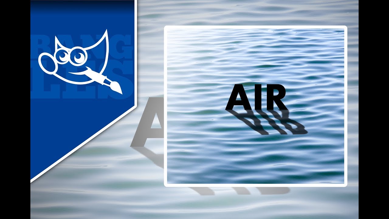 GIMP Tutorial : How To Create Water Reflections Using GIMP - YouTube