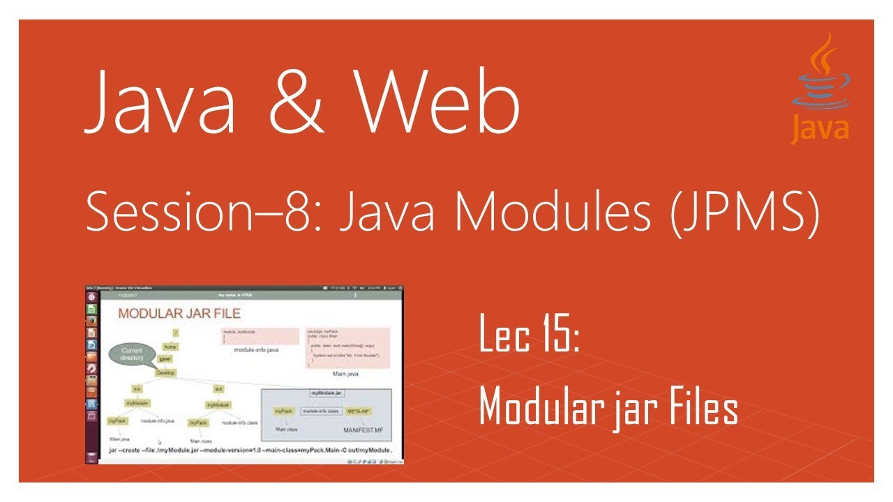 Java 9 Modularity ( Java 9 Modules Tutorial ) (JPMS) | Part 15 | Modular jar Files - YouTube