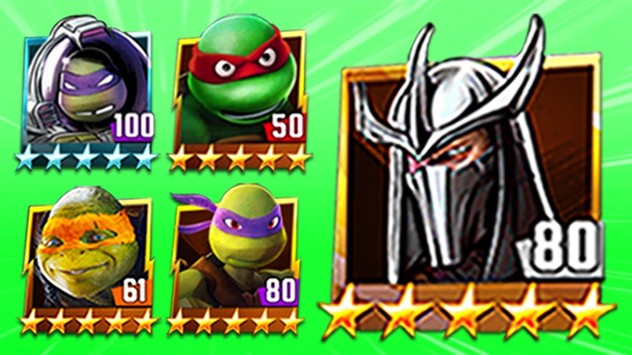 TMNT Legends Shredder, Donnie, Mikey Movie, Donnie Space, Raph Classic ...