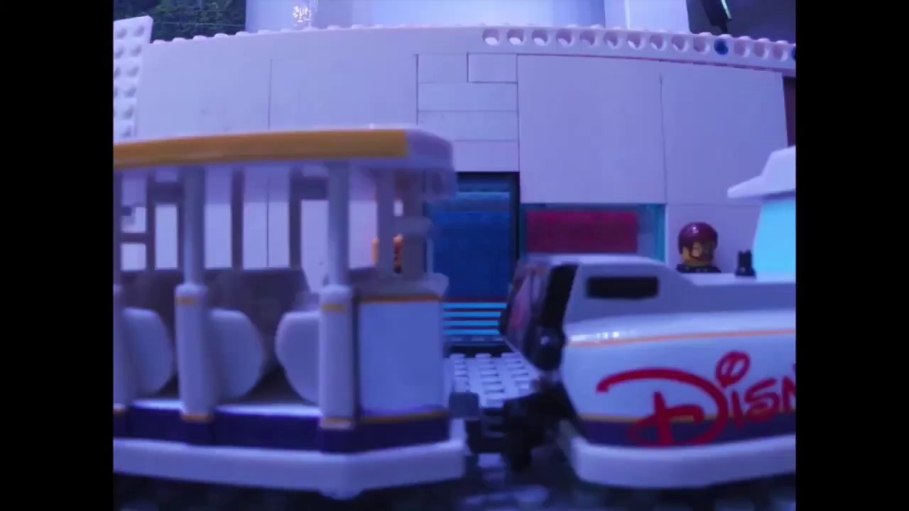 Disney tram stop motion - YouTube