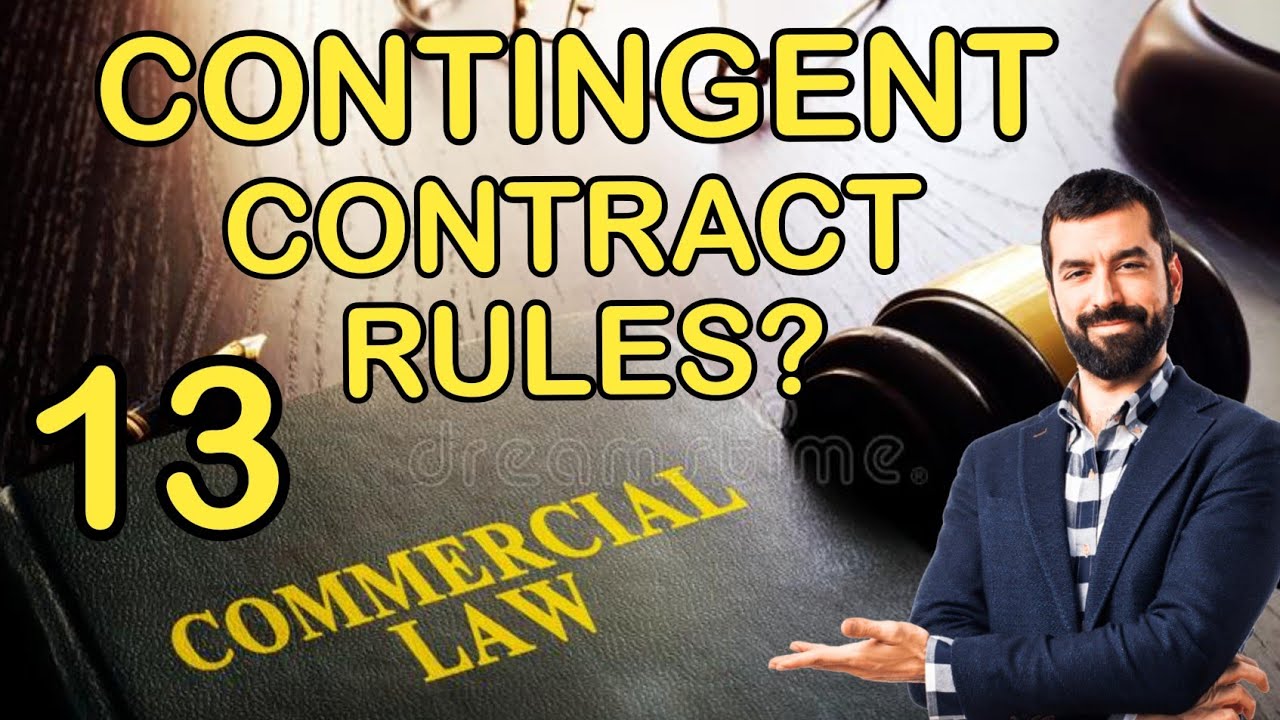 Commercial law by sir imroz alam|contingent contracts|Lecture No 12 ...