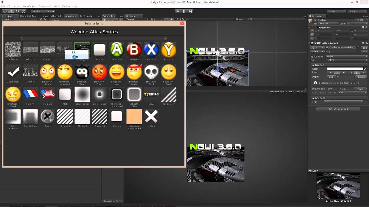 NGUI 3.6.0 Tutorial 5 - YouTube