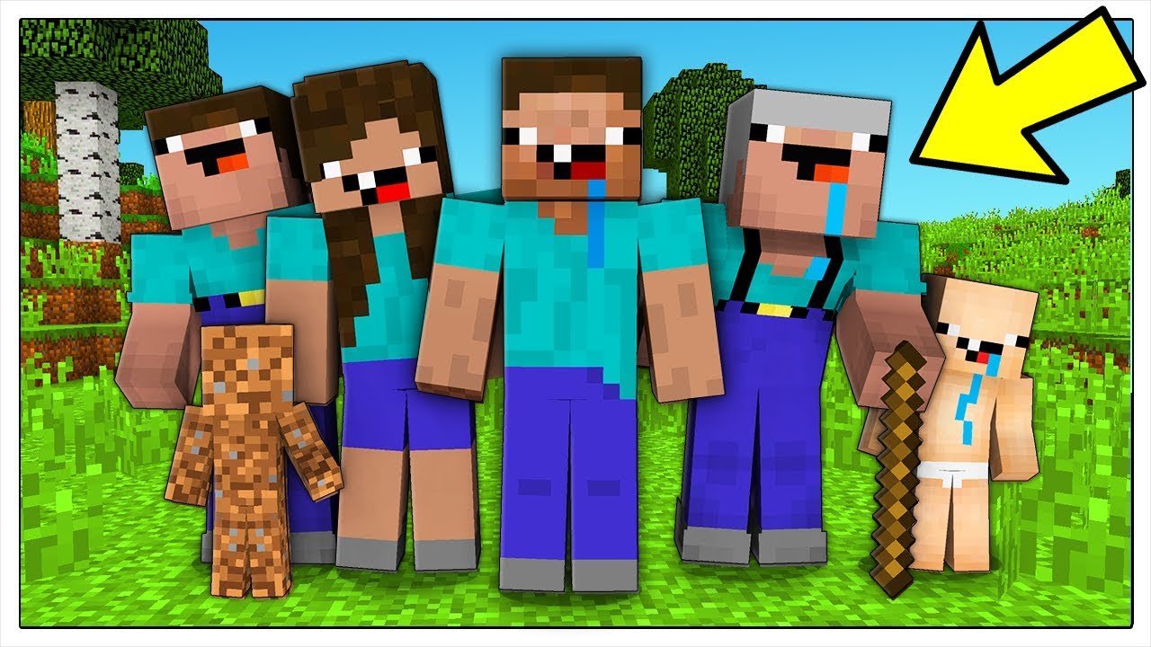VI PRESENTO LA FAMIGLIA DI NOOB! - Minecraft ITA - YouTube