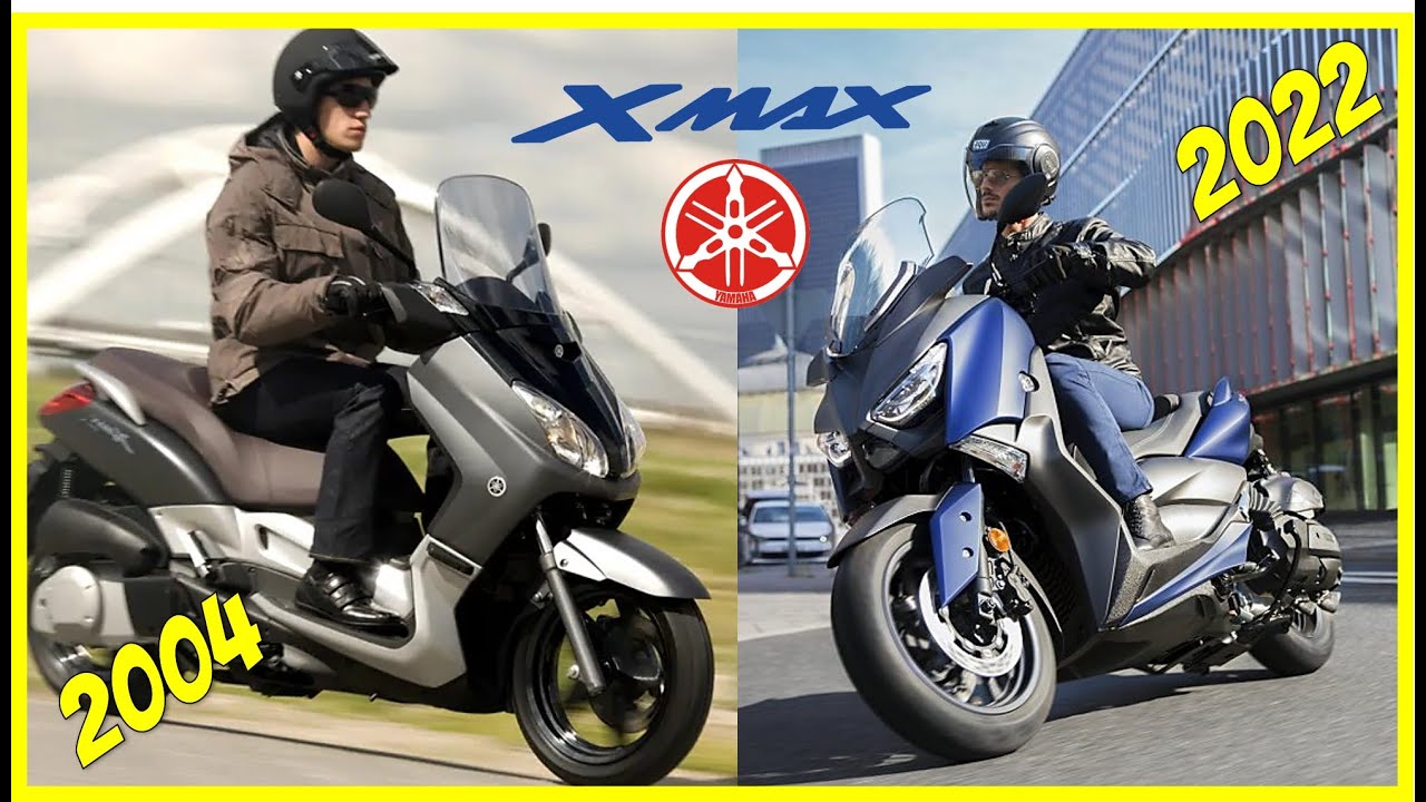 Yamaha Xmax Evolution 2004-2022 - YouTube