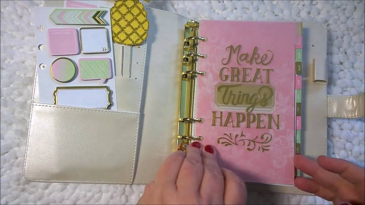 MICHAEL'S RECOLLECTIONS PLANNER Set-Up and Review - I love it! - YouTube