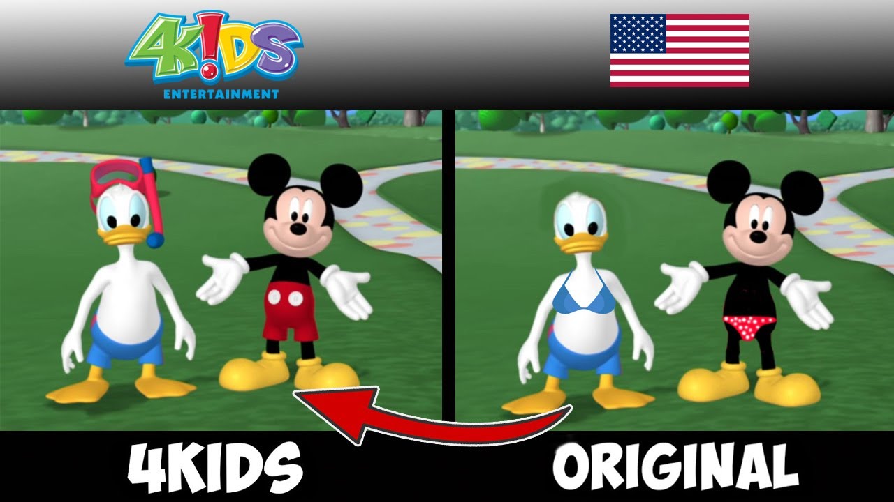 4kids Censorship in MICKEY MOUSE Clubhouse Hot Dog Dance part3 - YouTube
