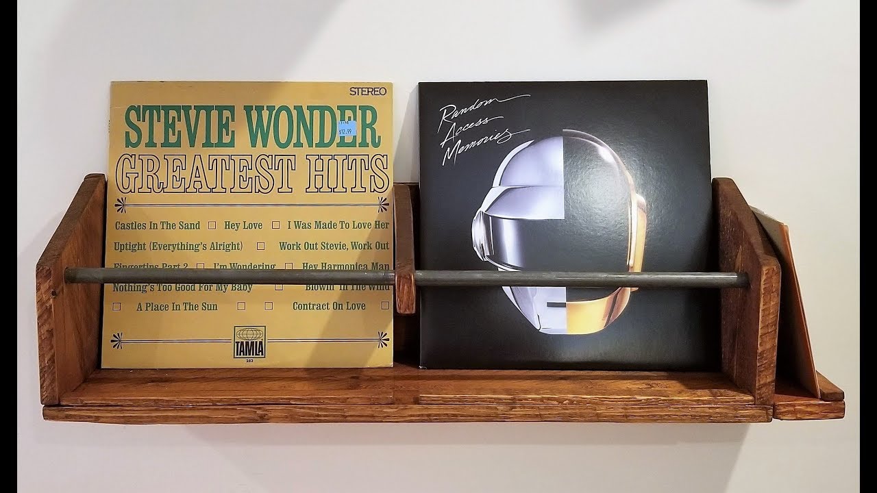 DIY Record Wall Storage Shelf (Walkthrough Guide) - YouTube