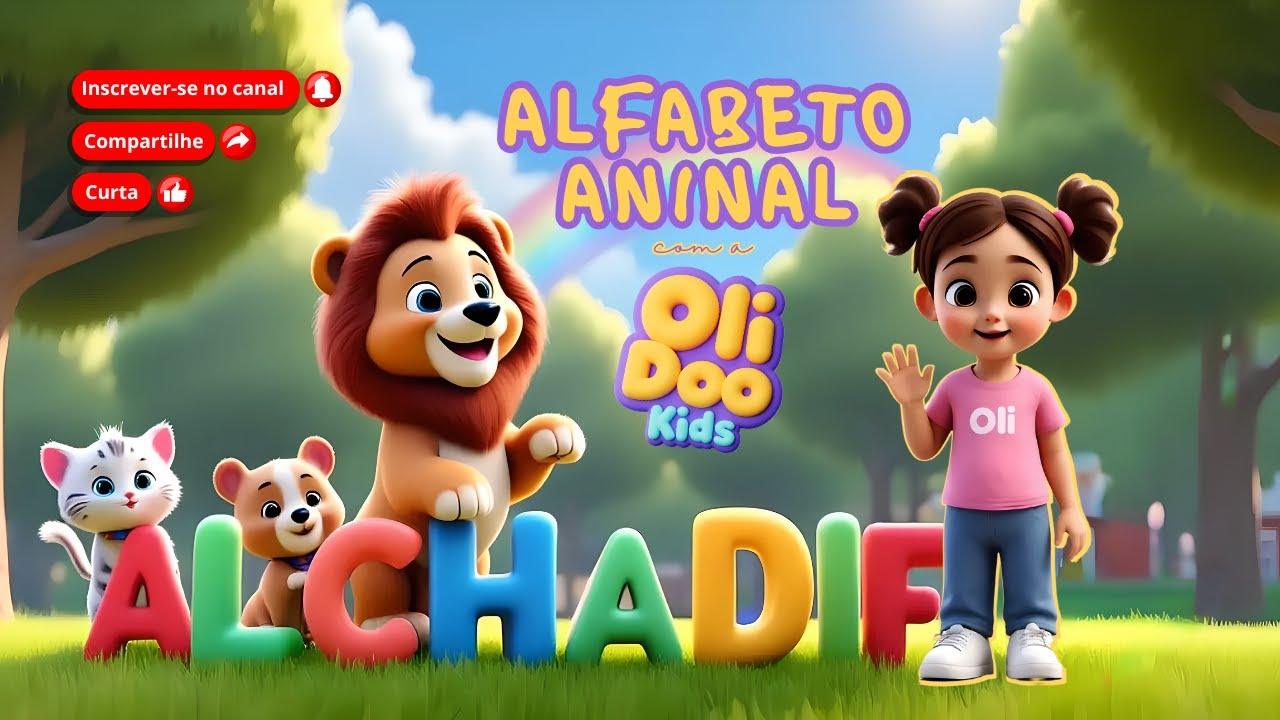Alfabeto Animal com a Oli – Aprenda as Letras com Bichinhos Fofos ...