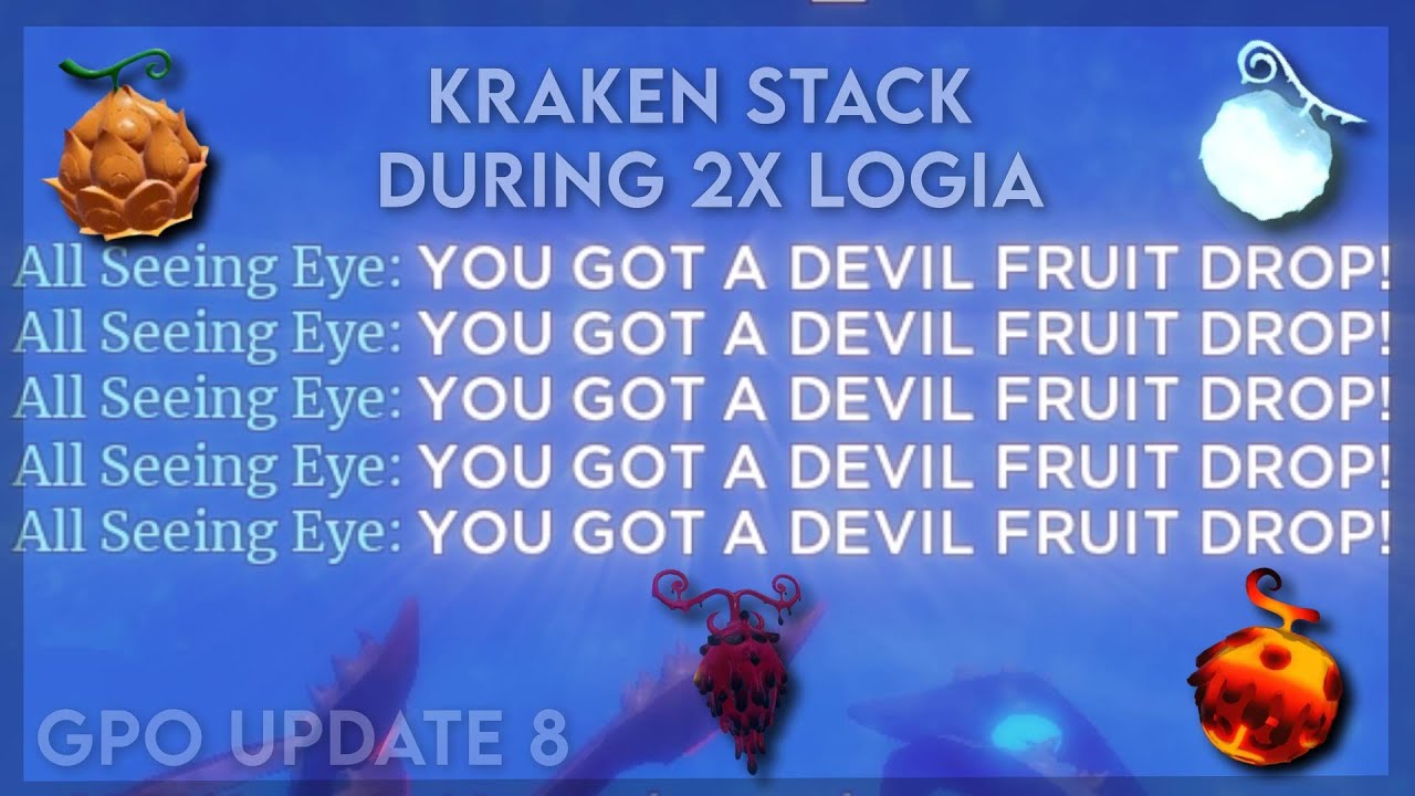 (2X Logia) YOU GOT A DEVIL FRUIT DROP! 🍎 | GPO - YouTube