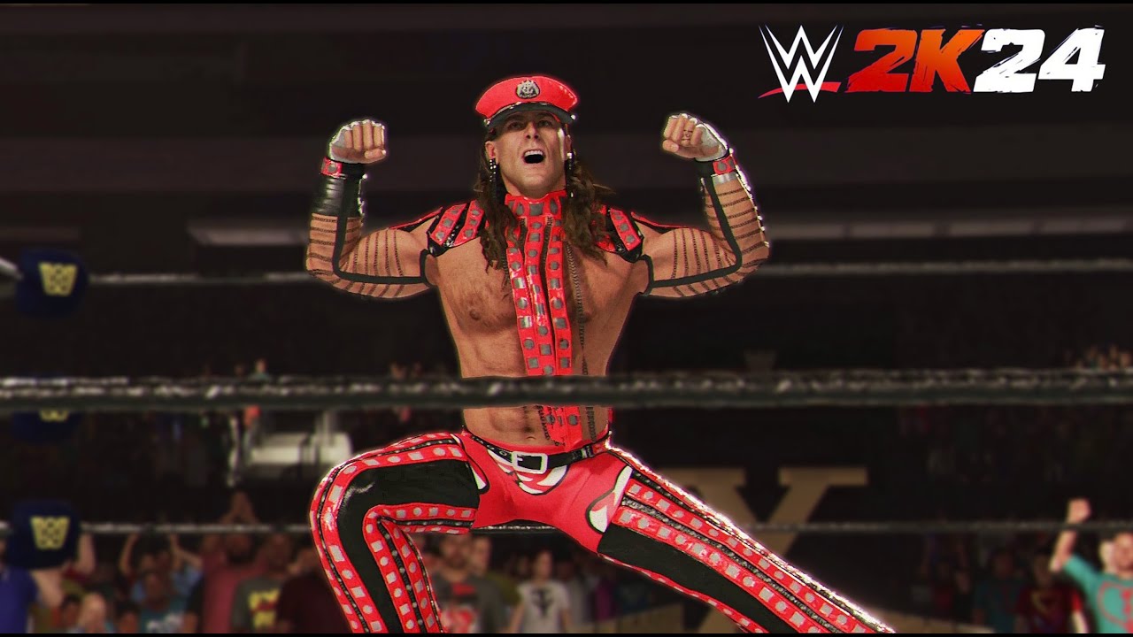 WWE 2K24 - Shawn Michaels 1995 Attire | Entrance and Gameplay - YouTube