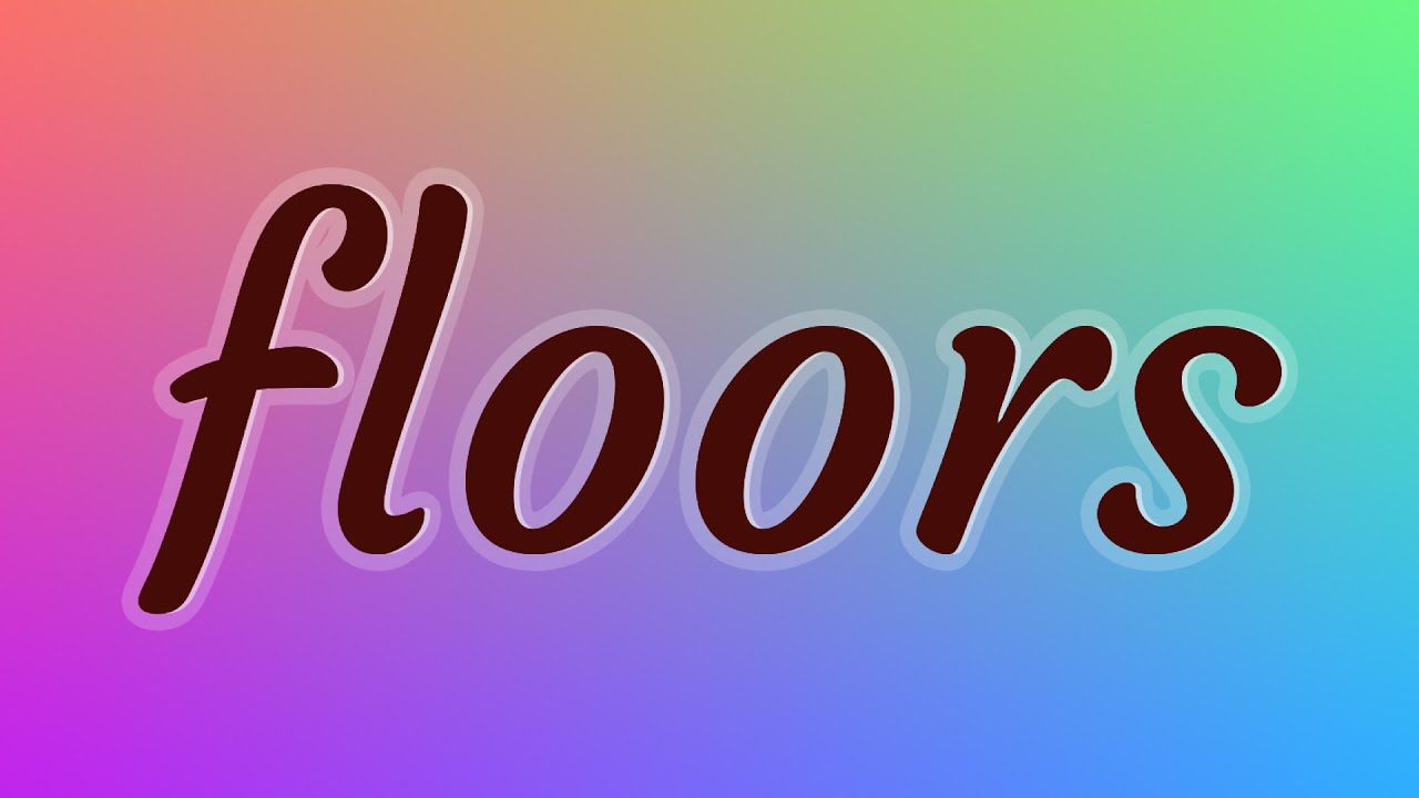 Floors - 268 English Vocabulary Flashcards - YouTube