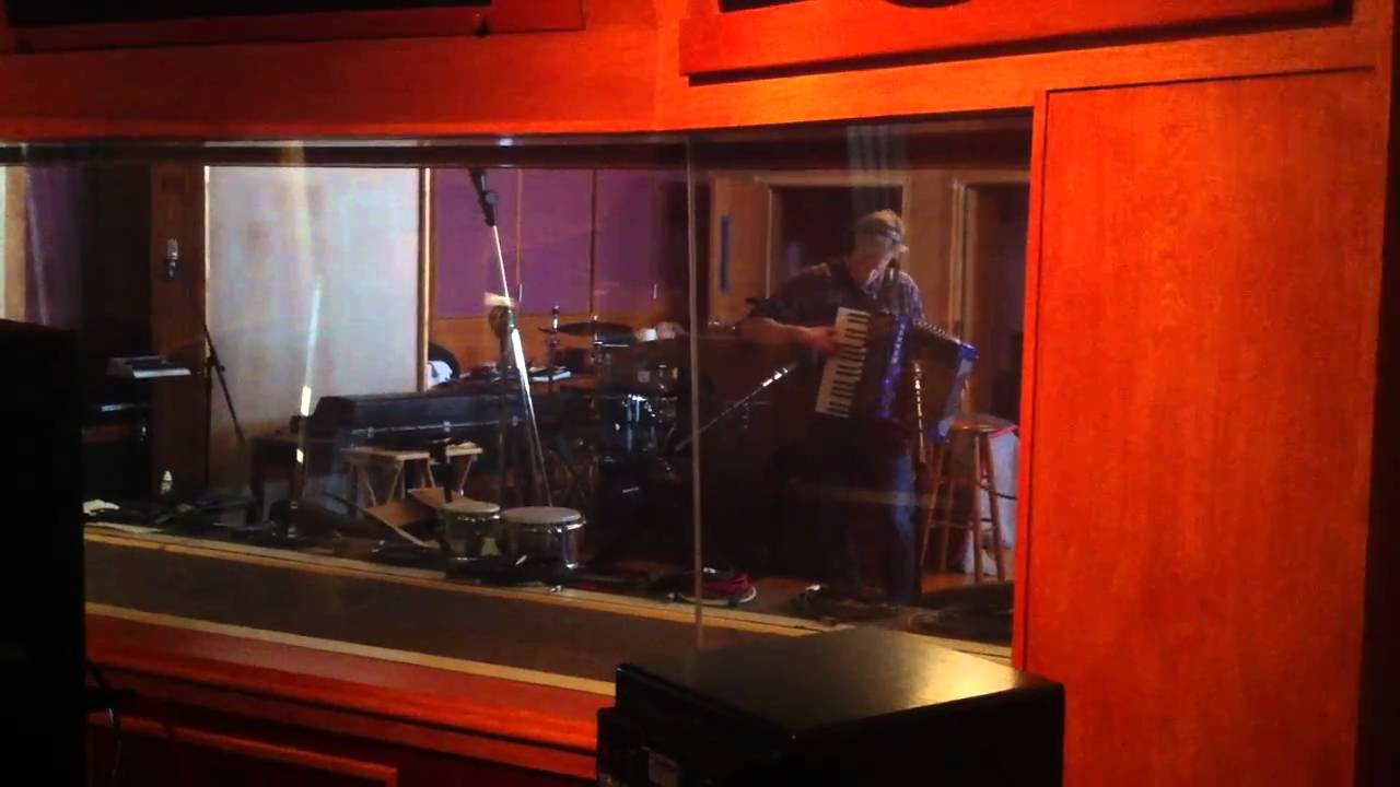 Rob Hyman cutting accordion on "This Beggar's Heart" for the Michael ...