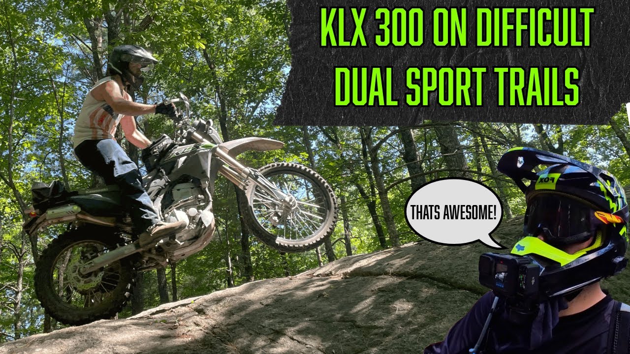 Can I Keep up on my KLX 300? Hard Off Road Trails. Dual Sport Trail ...