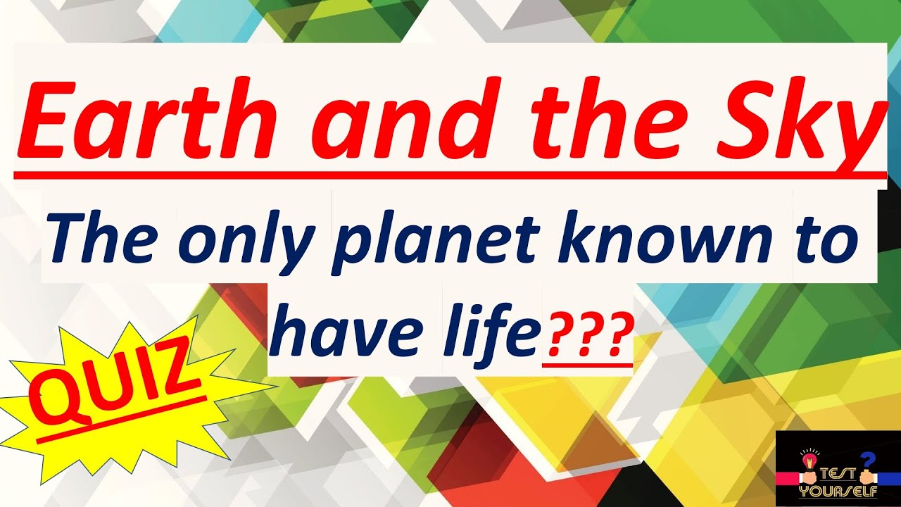 Earth and the Sky Quiz Easy Learn Environmental Science General ...