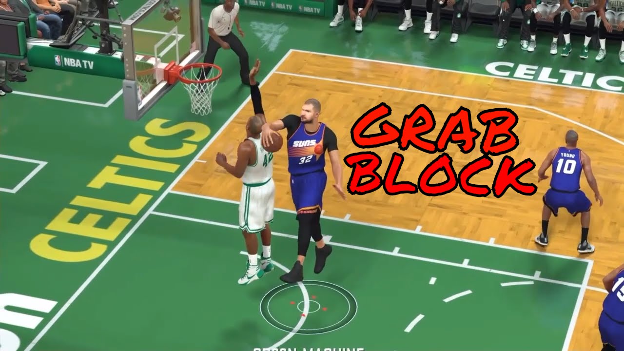 Center's 1st Grab Block of NBA 2K17 MyCareer - YouTube