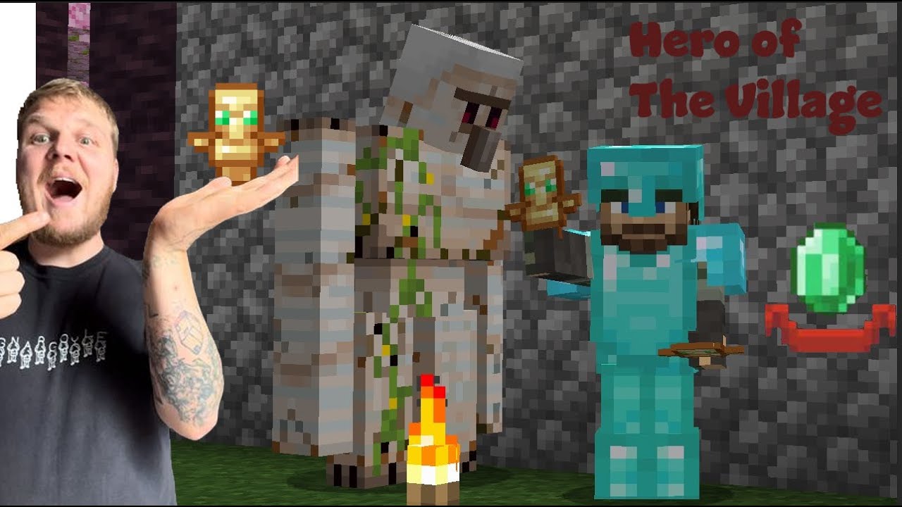 HERO OF THE VILLAGE!! ep 10 Minecraft survival - YouTube
