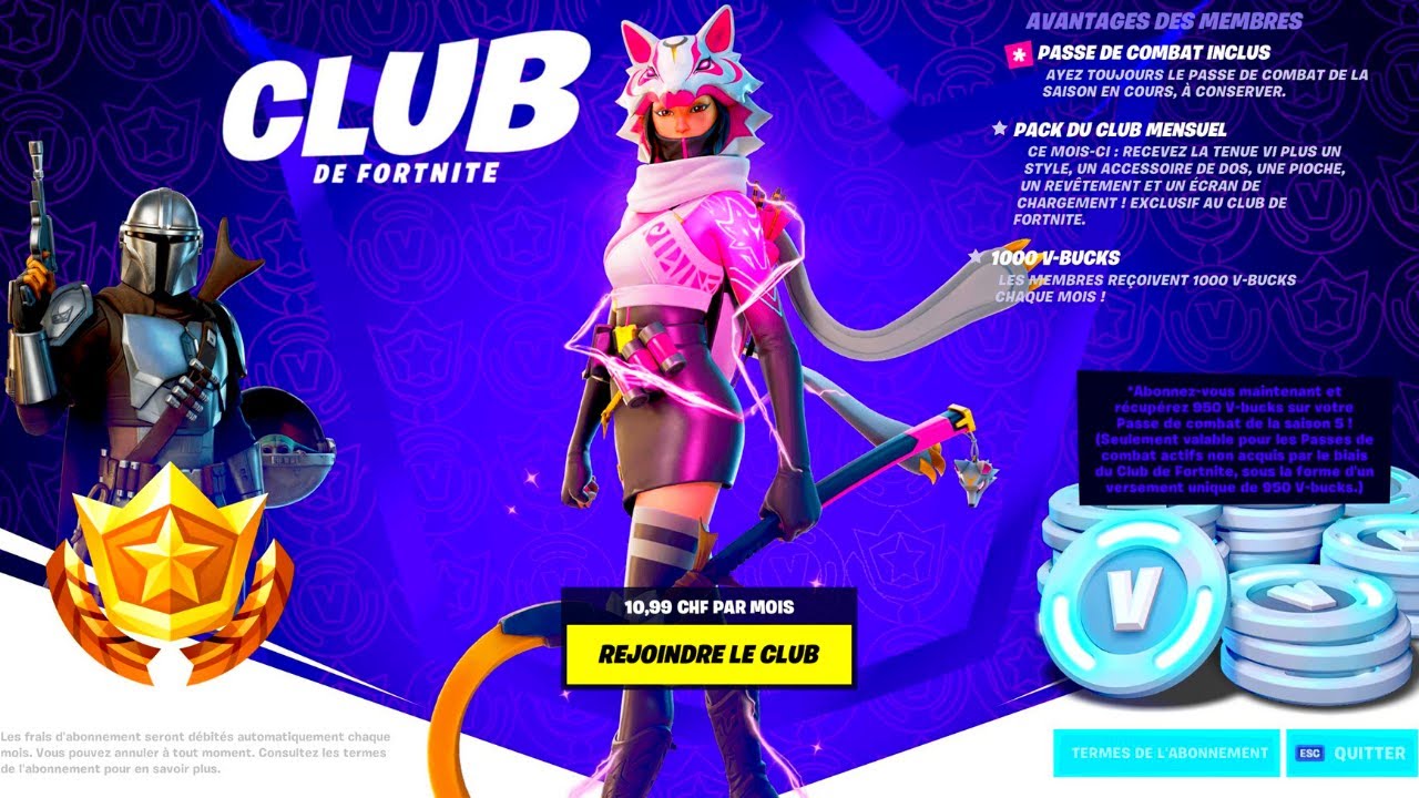 J'ACHETE LE NOUVEAU ABONNEMENT | DÉCOUVRE LE CLUB DE FORTNITE, L'OFFRE ...