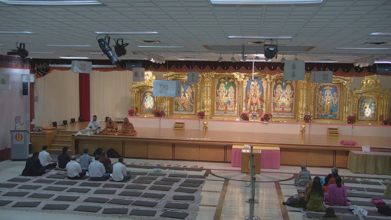 Sunday Sabha Swaminarayan Temple, Wheeling, IL 12/25/2016 - YouTube