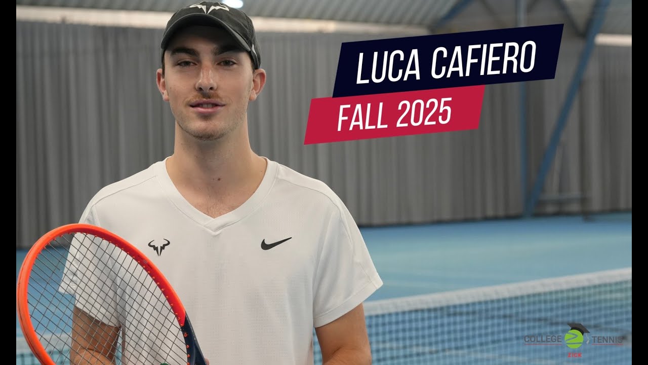 🎾 College Recruiting Video Fall 2025 – Luca Cafiero - YouTube