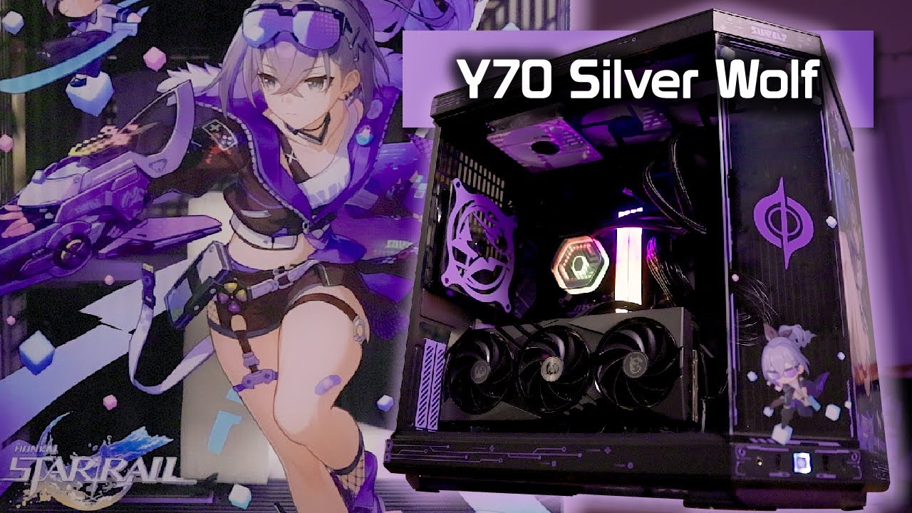 HYTE Silver Wolf Y70 Case Review: Honkai Star Rail-Inspired PC Case for ...