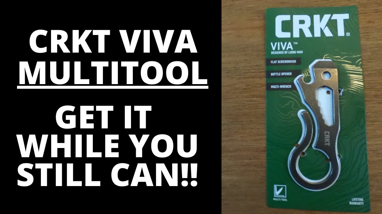 CRKT VIVA MULTITOOL, POCKET TOOL FOR EVERYDAY CARRY, EDC, PRY TOOL ...