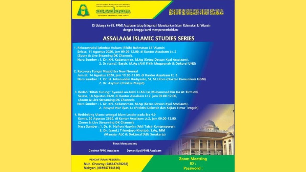 Assalaam Islamic Studies Series (III) - YouTube