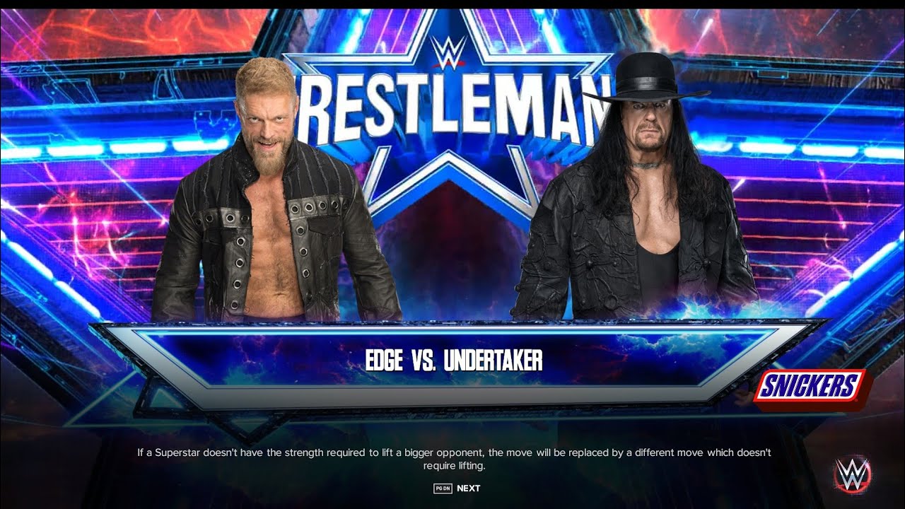 Edge VS The Undertaker WrestleMania 38 | PC Gameplay | 4K 60fps - YouTube