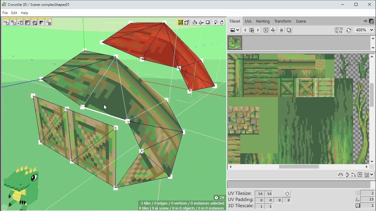 How to make complex shapes in Crocotile 3d - YouTube