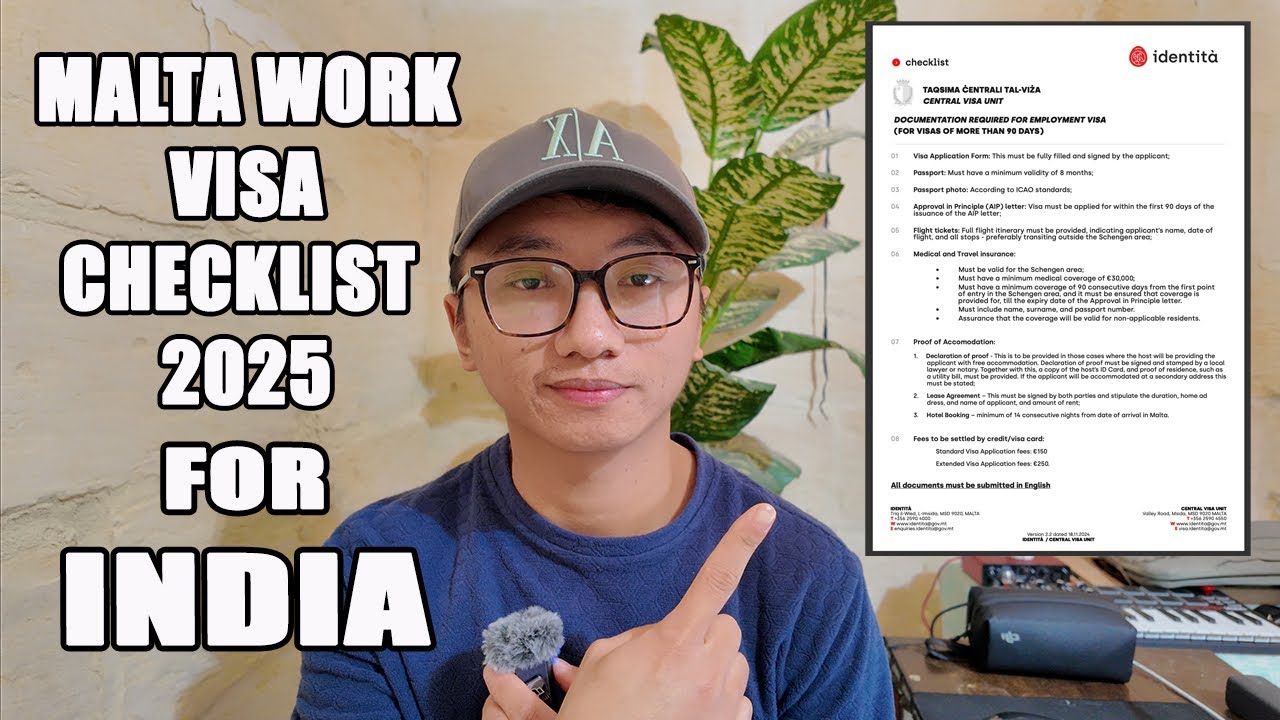 Malta Work Visa Checklist for India 2025 🔥|| Step By Step Guide - YouTube