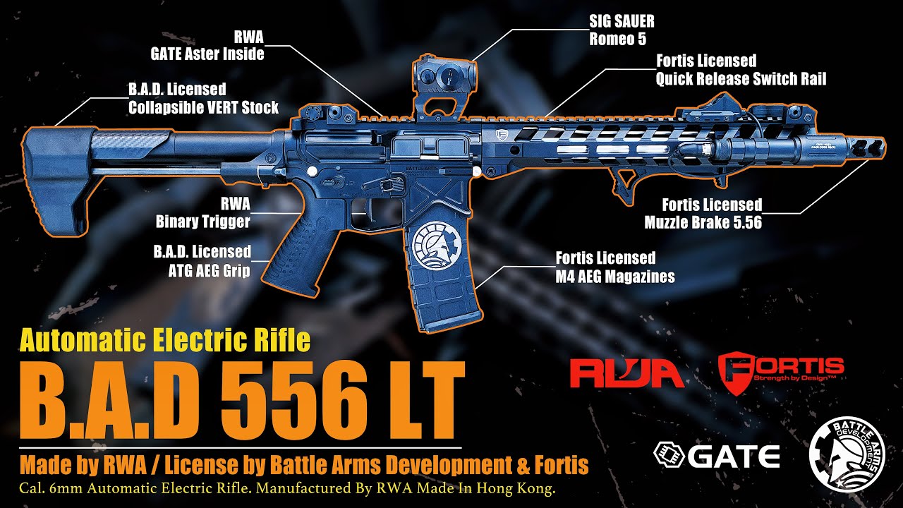 【Airsoft ＃149】RWA Battle Arms Development 556-LW | 這把真的外觀與實用兼具！ - YouTube
