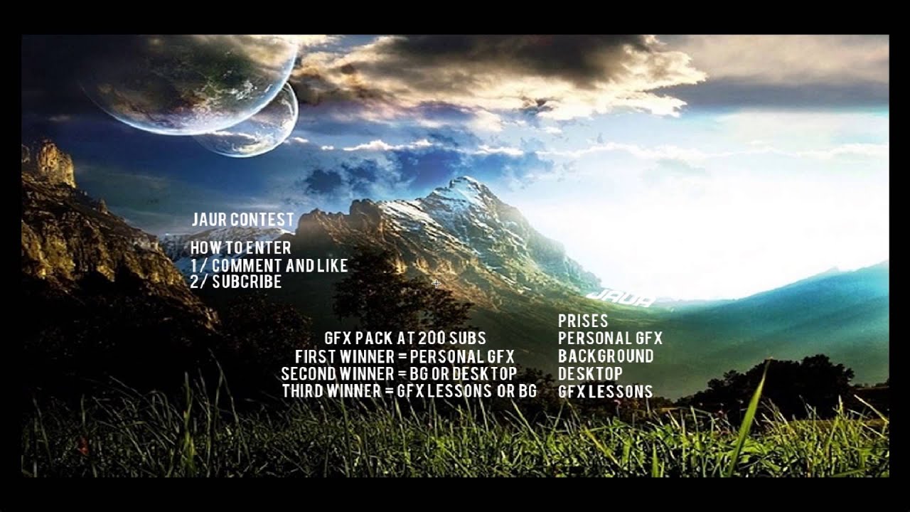 GFX CONTEST THX FOR 150 SUBS - YouTube