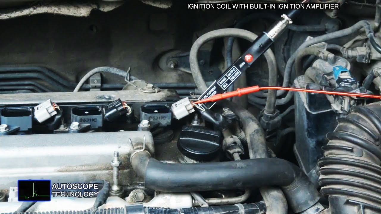 Autoscope Ignition Coil with Built in Ignition Amplifier testing - YouTube