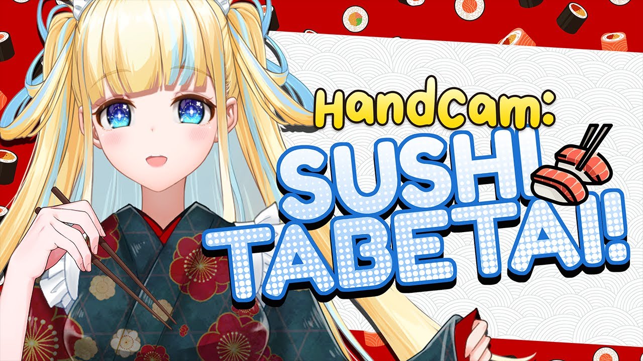 【Handcam】 I am THE Sushi Master 🍣【Liola Lightbringer | MyHolo TV】 - YouTube
