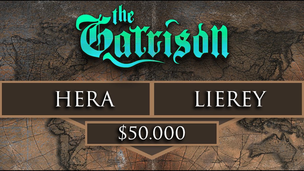 AOE 2 - $50.000 - THE GARRISON - WINER BRACKET - HERA vs LIEREY - YouTube