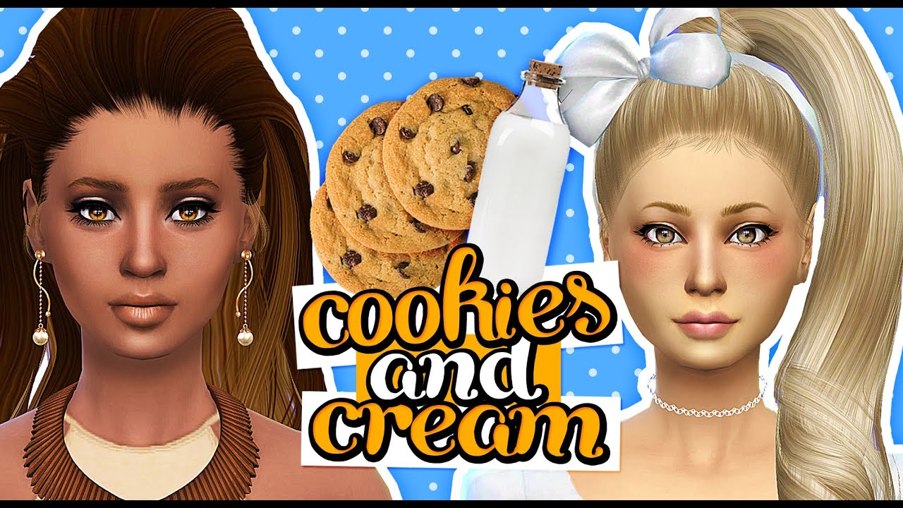 The Sims 4: Create a Sim // Cookies and Cream - YouTube