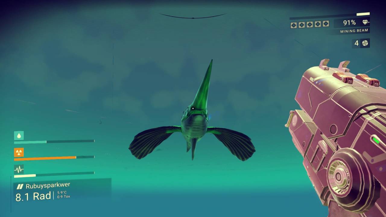 No Mans Sky Ocean Creatures - YouTube