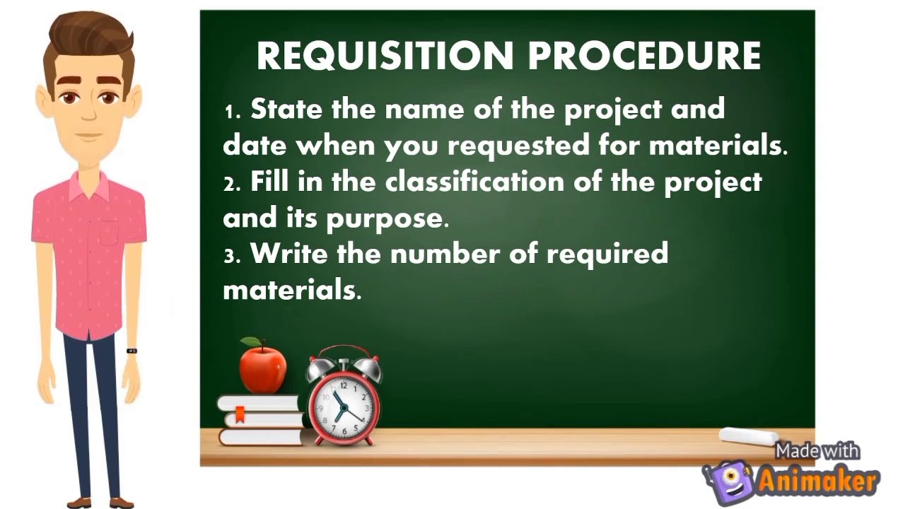 Request Appropriate Materiala and Tools - YouTube