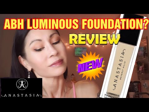 NEW ABH LUMINOUS FOUNDATION- GOOD 4 MATURE SKIN? # ABH FOUNDATION - YouTube