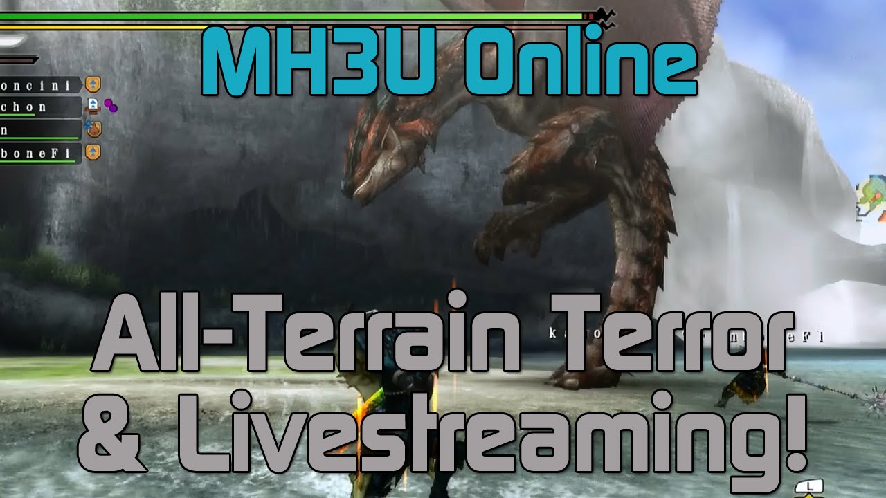 [MH3U] Monster Hunter 3 Ultimate Online - Livestreaming and such - YouTube