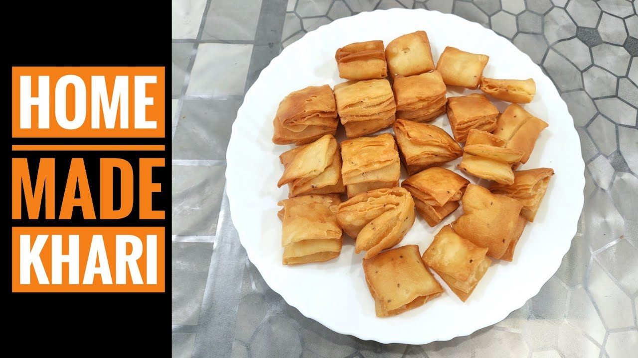 बेकरी जैसी खारी बनाने का आसान तरीका | How To Make Khari At Home | Khari ...